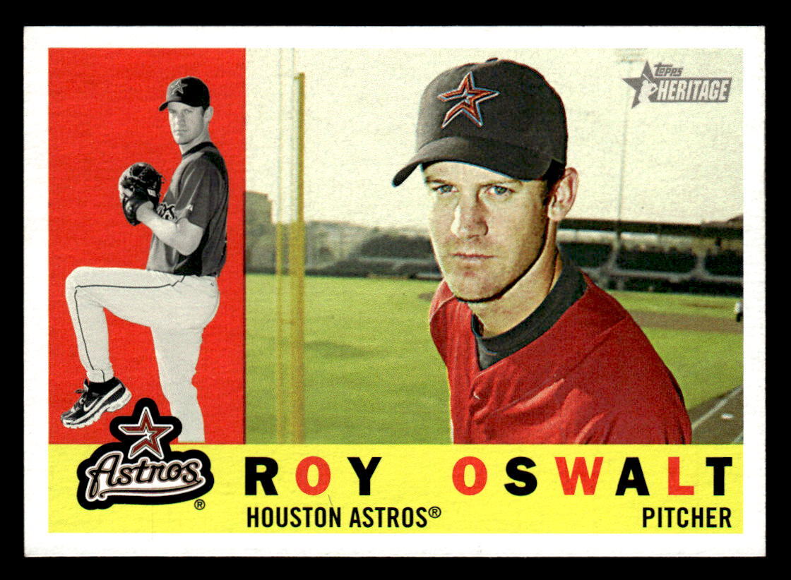 2009 Topps Heritage Roy Oswalt #362 Houston Astros Baseball Card | eBay