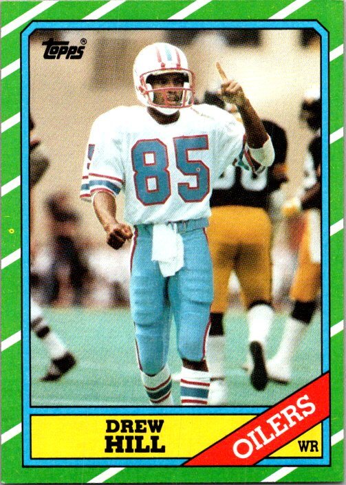 1986 Topps #353 Drew Hill Football card 2p | eBay