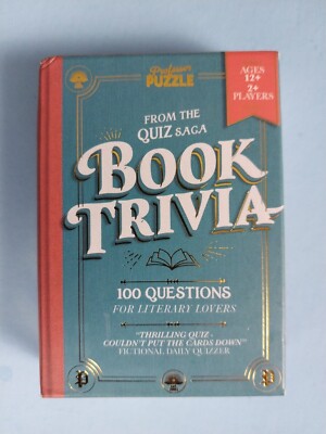 Professors Puzzle from the Quiz Saga Book Trivia Cards 50 CARDS 100 ...