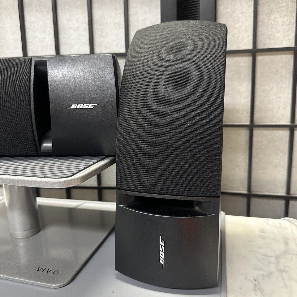 Bose 161 Black Pair Right Left Bookshelf Speakers *Tested Working | eBay