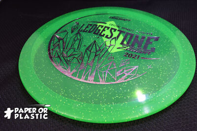 Discraft Ledgestone 2021 CRYZTAL STALKER Disc Golf 176 Driver Green ...