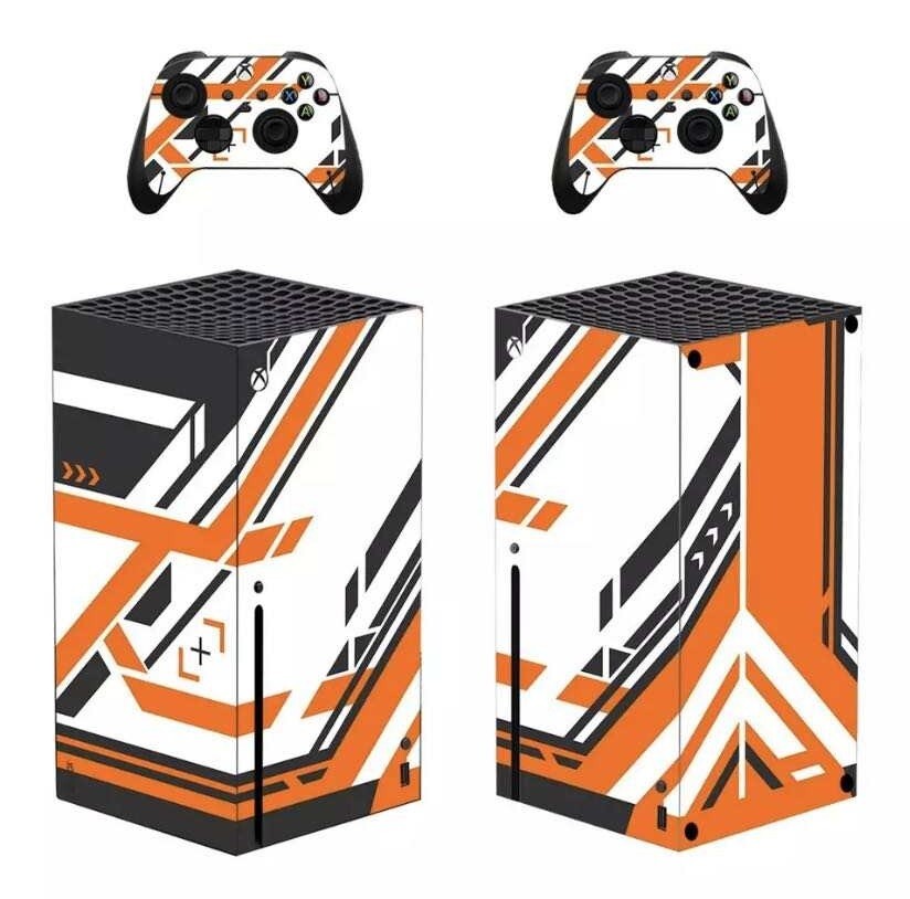RETRO DESIGN Xbox Series X Vinyl Skin STICKER Protector Decal Wrap ...