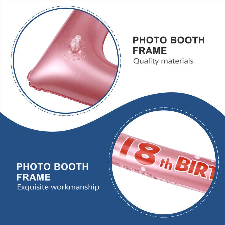 Inflatable Photo Frame Props Birthday Photobooth Child Picture Party ...