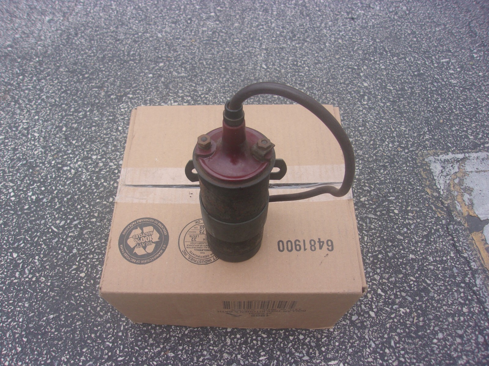 Antique Special HP Delco Remy 6-volt Coil W/Bracket & wire adapter | eBay