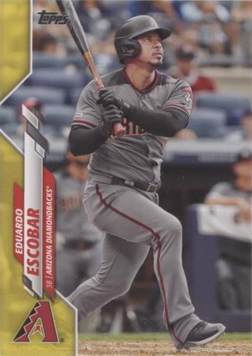2020 Topps - Eduardo Escobar #595 Yellow for sale online | eBay