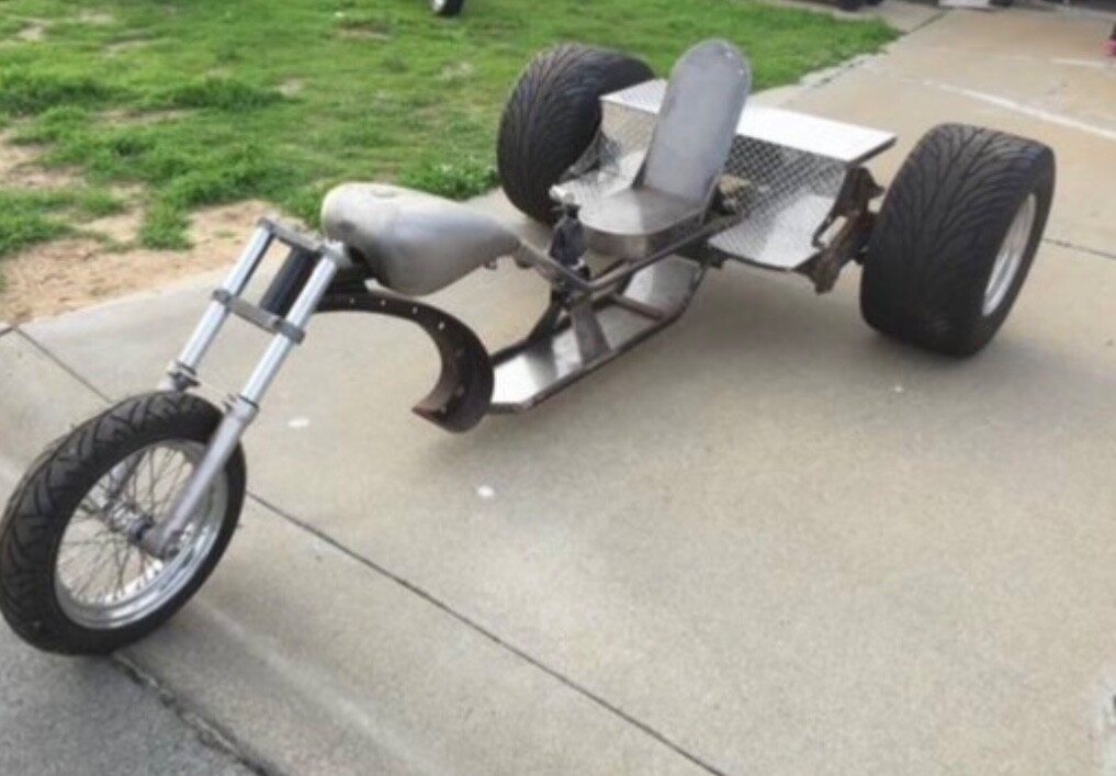 Custom Trike Frame. Frame only. Please read description. | eBay