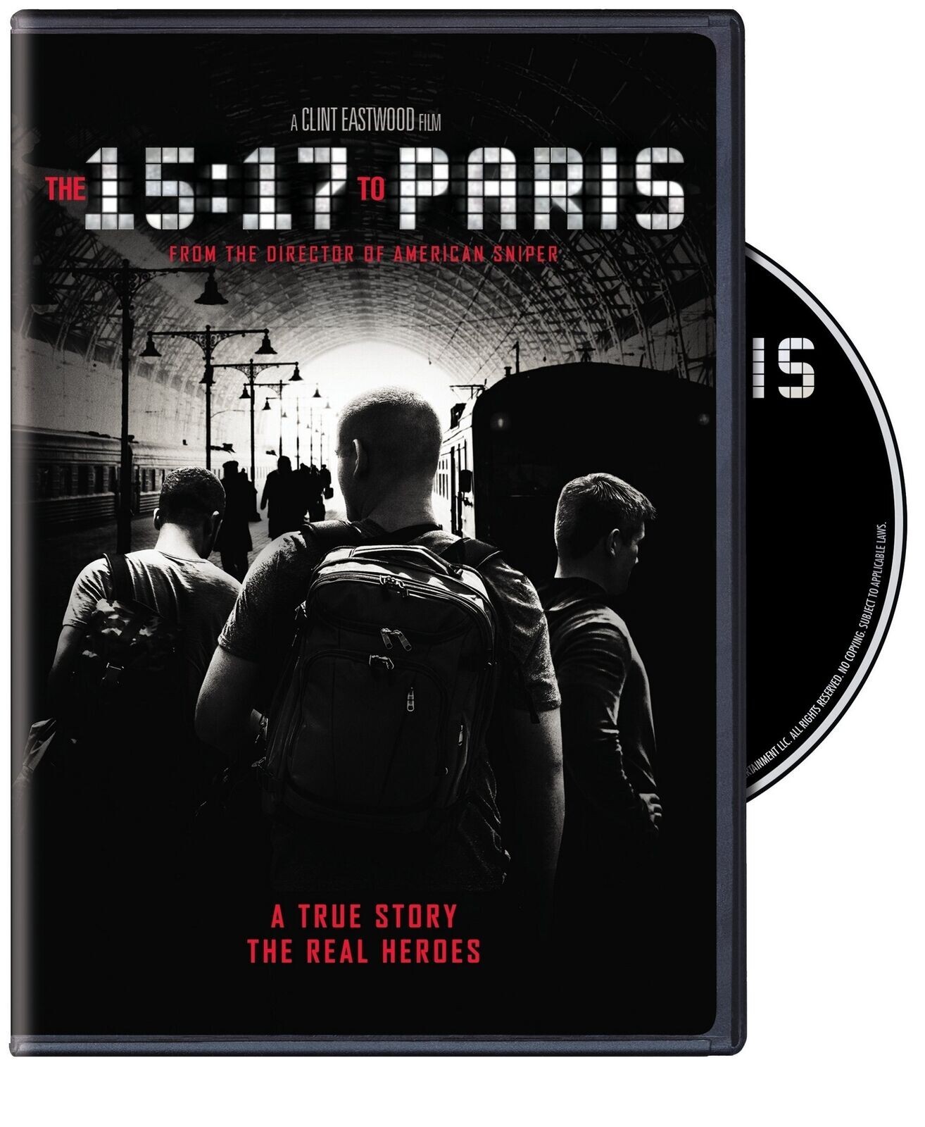 The 15:17 to Paris - DVD & Cover Art Only–Case Available, Read Below | eBay