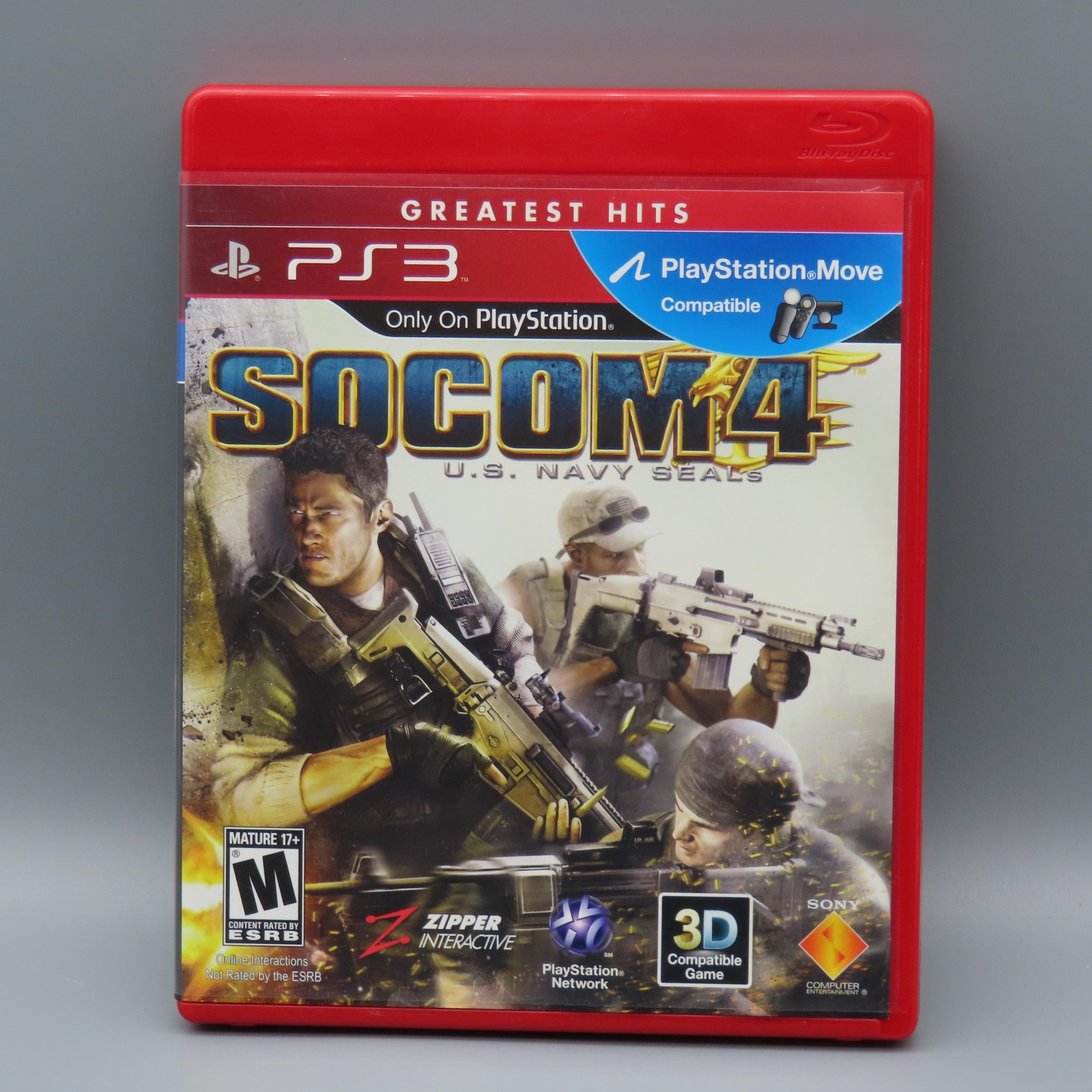 SOCOM 4 U.S. Navy SEALs Sony PlayStation 3 PS3 Greatest Hits Video Game ...