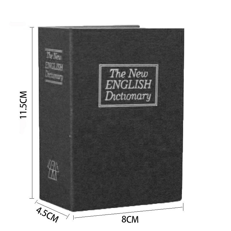 Dictionary Mini Book Safe Security Key Locker Money Hidden Secret Safe ...