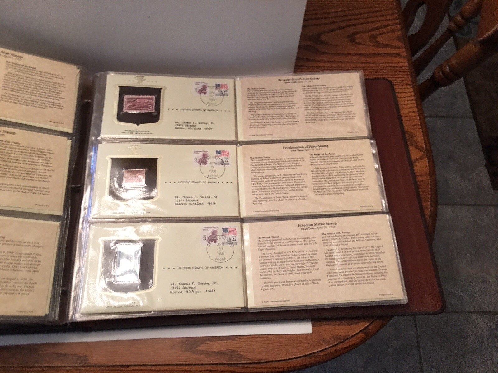 COMPLETE HISTORIC STAMPS OF AMERICA; POSTAL COMMEMORATIVE SOCIETY | eBay