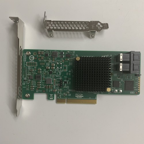 LSI 9311-8i 12Gbps HBA PCI-E 3.0 SATA SAS RAID Controller +2X 8643 to ...