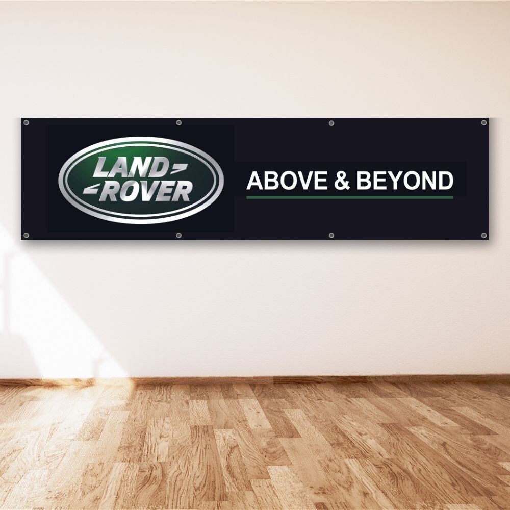 Land Rover 2x8 ft Banner Car Racing Show Garage Wall Decor Sign Flag | eBay
