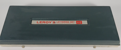 Vintage Leroy II Lettering Set by Keuffel & Esser Co. K&E Drafting ...