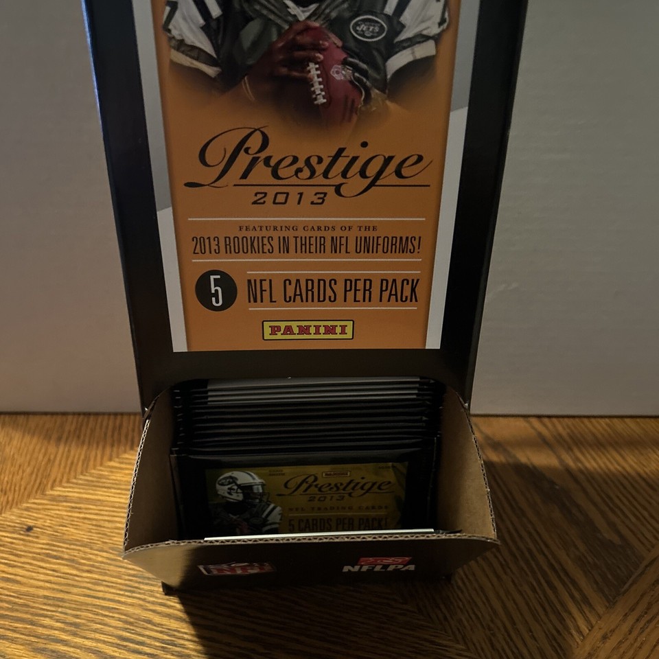 2013 Panini Prestige Football Gravity Feed Box (36-packs) Factory ...