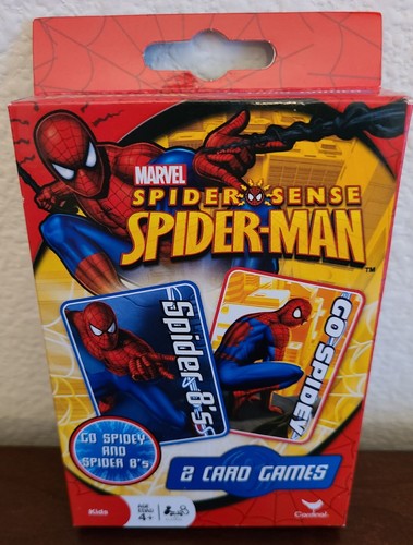 2 Mattel Spider-Man Card Games – Go Spidey & Spider 8’s Great 4 Travel ...