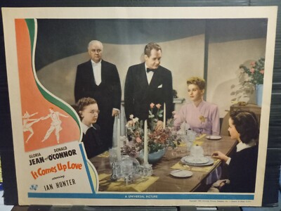 Lobby Card 1942 IT COMES UP LOVE Gloria Jean sister dinner L Albritton ...