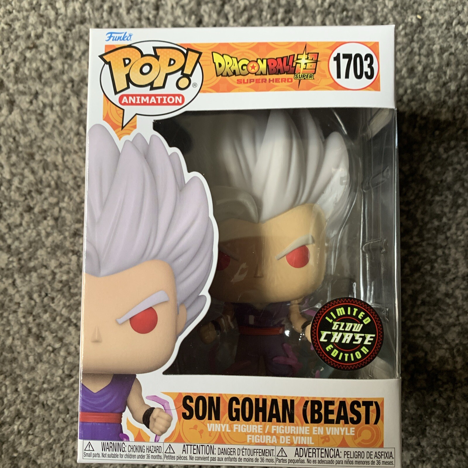 CHASE SON GOHAN BEAST #1703 GITD GLOW FUNKO POP DRAGON BALL SUPER | eBay