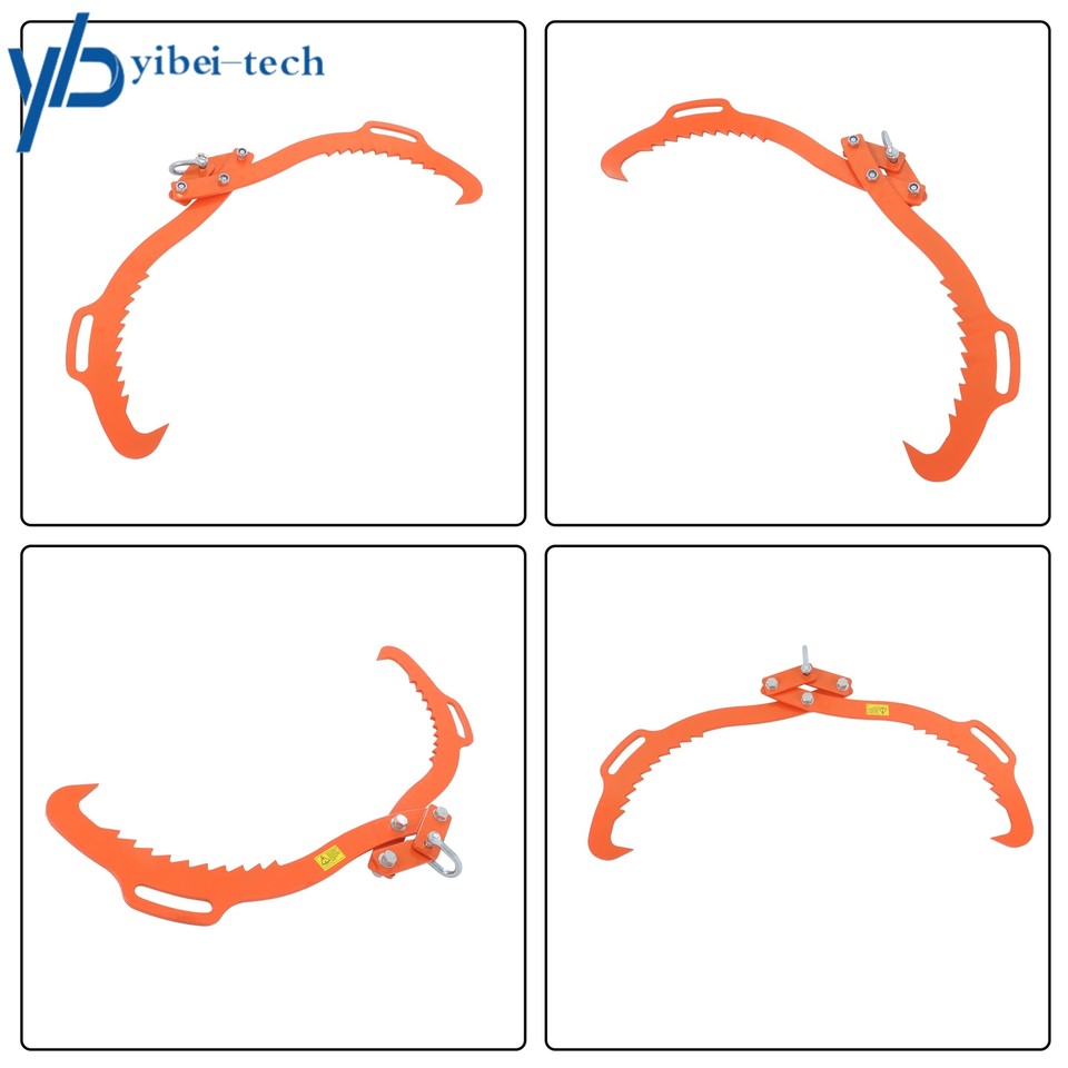 2 Serrated Claw Hook,Log Lifting Tongs, Heavy Duty Grapple Timber Claw ...