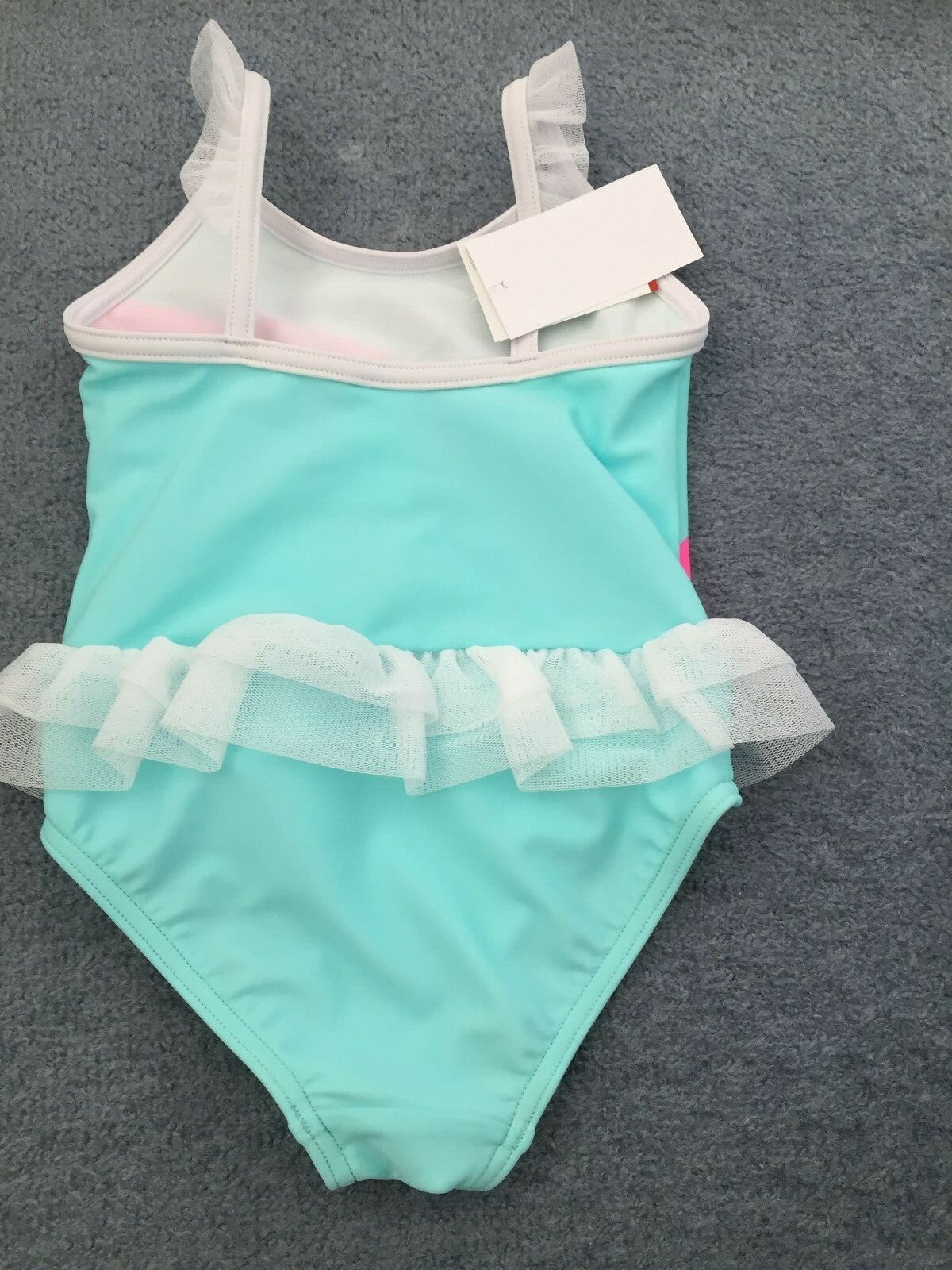 baby girl swimmers bathers Togs rainbow unicorn size 2 New swimwear one ...