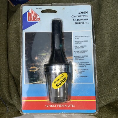 Optronics Night Blaster 12-Volt Fish-N-Lite 300,000 Candlepower UW-3000 ...