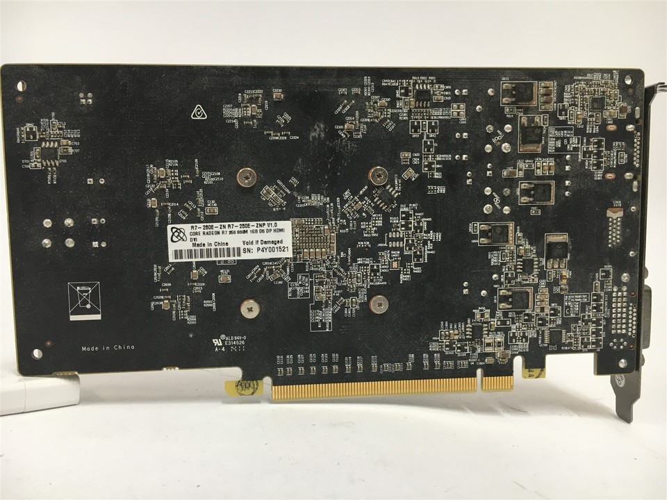 XFX Ghost R Series AMD Radeon R7 250 800M 1GB HDMI DVI DP Vido Card R7 ...