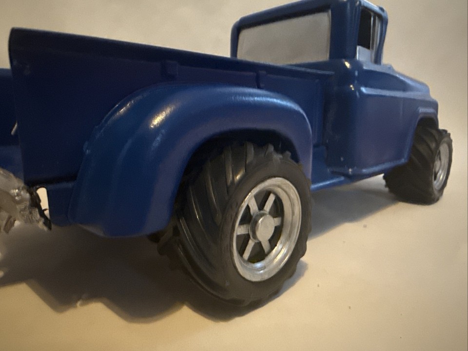 Vintage Buddy L Custom Deep Blue Pick Up, Pulling Truck | eBay