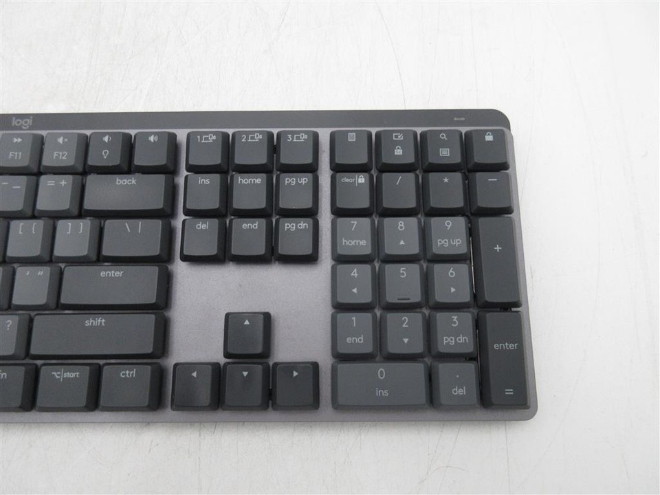 Logitech MX Mechanical Clicky Wireless Bluetooth Keyboard (No Bolt ...