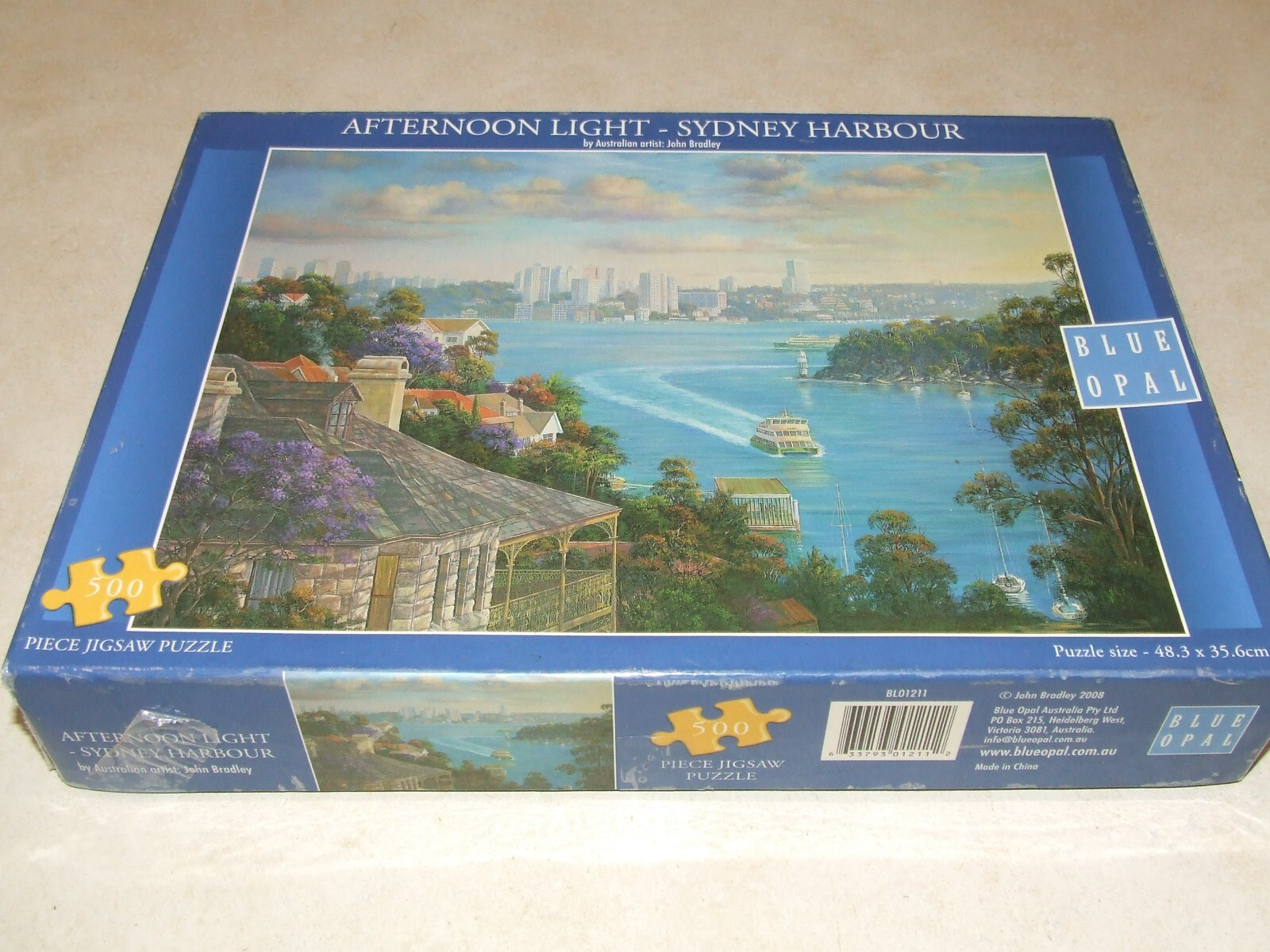 Blue Opal - Afternoon Light - Sydney Harbour- 500 Piece Jigsaw Puzzle ...