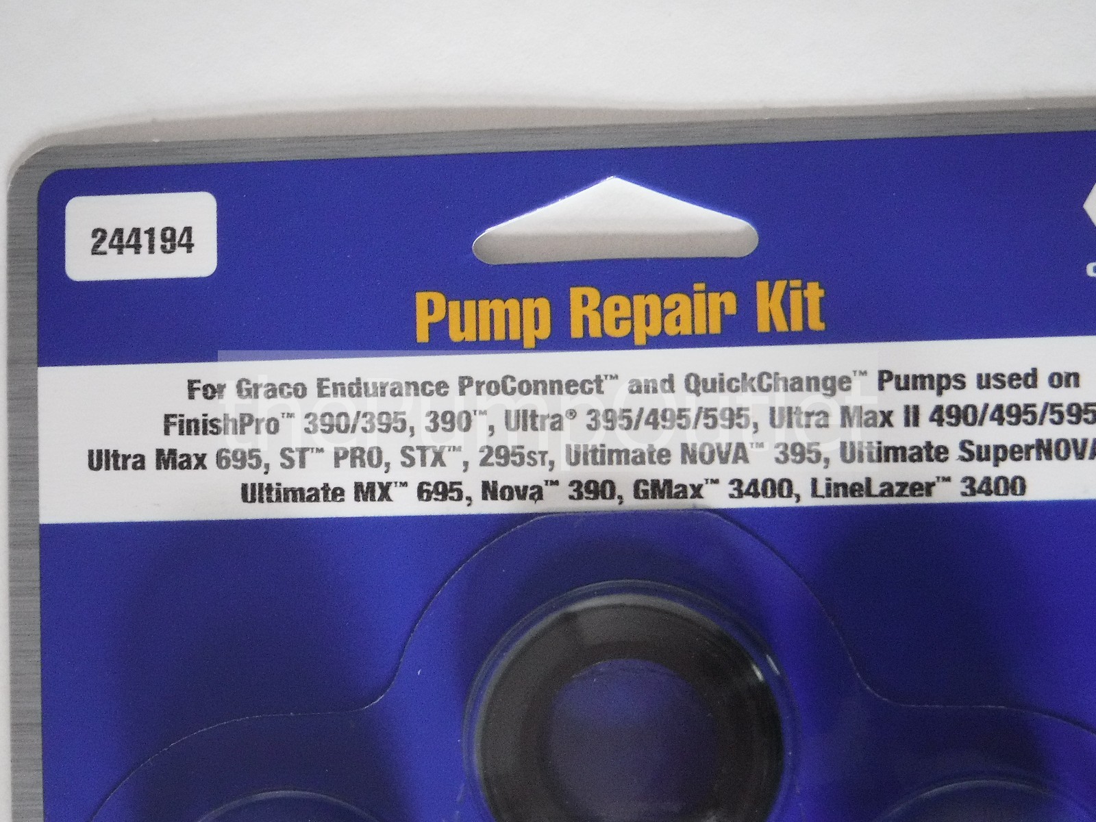 GRACO 18B260 Packing Kit 390 390 PC Ultra 395 495 595 395 PC Replaces ...