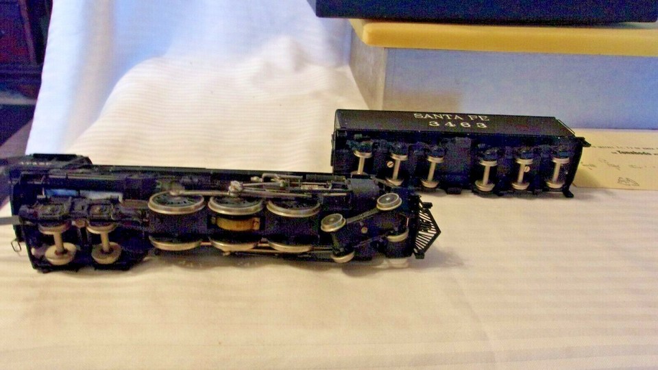 HO Scale Tenshodo Brass 4-6-4 Hudson Steam Locomotive, Santa Fe Black ...