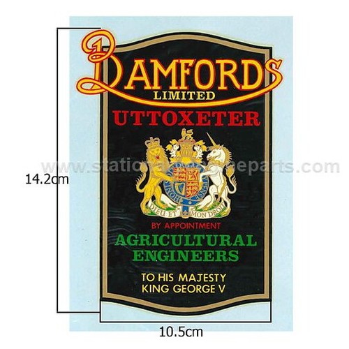 Bamford Stationary Engine Seven Colour Water Slide Transfer Decal | eBay UK