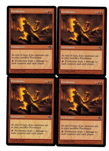 Pyrohemia MTG Magic the Gathering PLANAR CHAOS 2007 Enchantment RARE x ...
