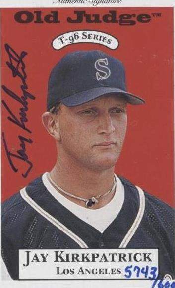 1996 Signature Rookies Old Judge - T-96 Minis Jay Kirkpatrick #15 ...
