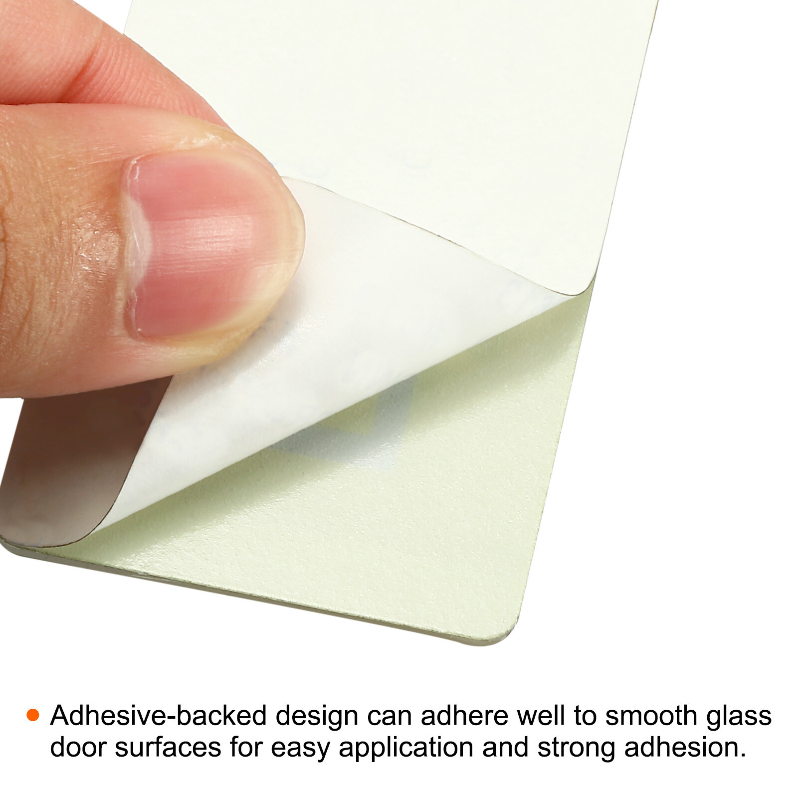 2Pcs Push Pull Door Sign Adhesive Rectangle Acrylic Sticker Marker ...