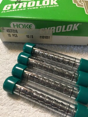 ( 1 Set ) Hoke Gyrolok 4SCF316 1/4" Safety Changer Ferrule Set ( 10 ...