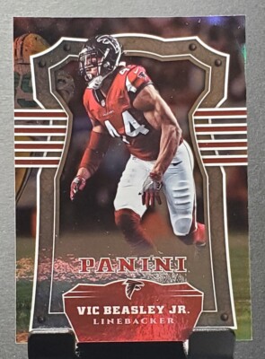 2017 Panini #44 Vic Beasley Jr. FALCONS LB Foil football card🏈NM/MT | eBay