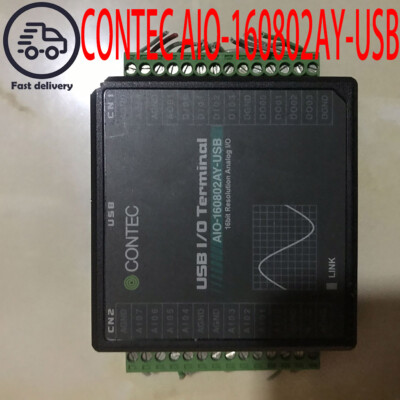 1PCS USED CONTEC AIO-160802AY-USB (16bit, 8ch) USB data acquisition ...