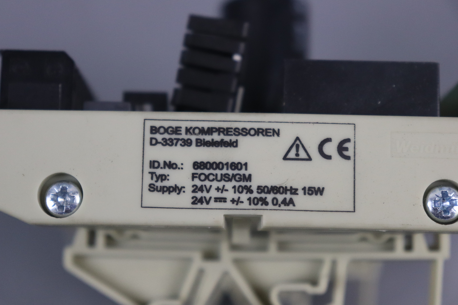 BOGE Focus / GM 680001601 Kompressorsteuerung 24V 0,4A 50/60Hz 15W Used | eBay