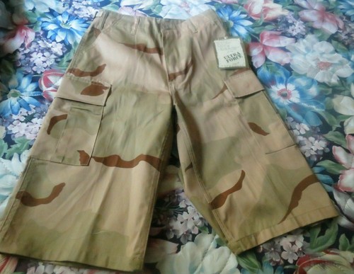Military Rothco Ultra Force BDU Desert Sand Camo Cargo Shorts Size 28 X ...