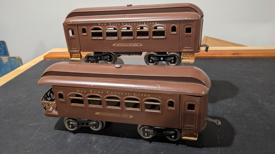 Lionel Prewar Standard Gauge 35 Pullman & 36 Observation Passenger Cars ...