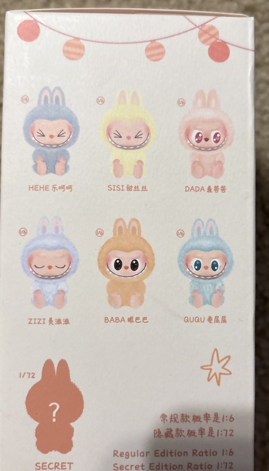 POPMART LABUBU The Monsters Have a Seat Vinyl Plush Secret Blind Box ...