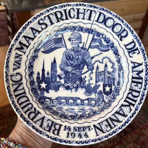WWII US MILITARY PLATE FROM HOLLAND, BEVRIJDING 1944 | eBay