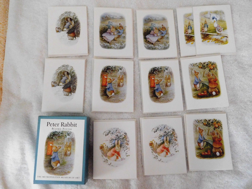 NEW PARTIAL BOX OF PETER RABBIT & FRIENDS NOTE CARDS ILLUSTRATED ...