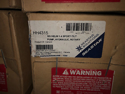 Seastar HH4315 Hydraulic Steering 1.4 Sport Tilt Helm - 2 Year Warranty