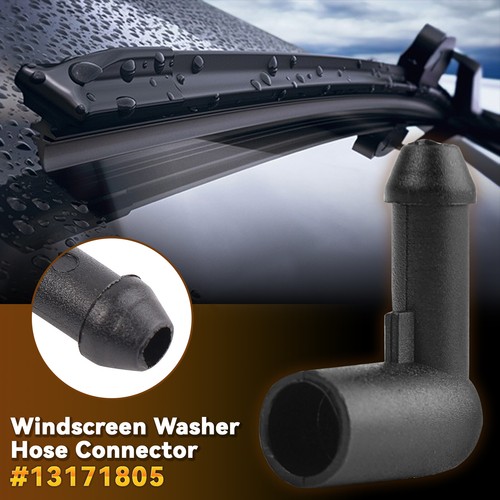 FOR OPEL VAUXHALL ASTRA H ZAFIRA WINDSCREEN WASHER HOSE CONNECTOR BEND ...