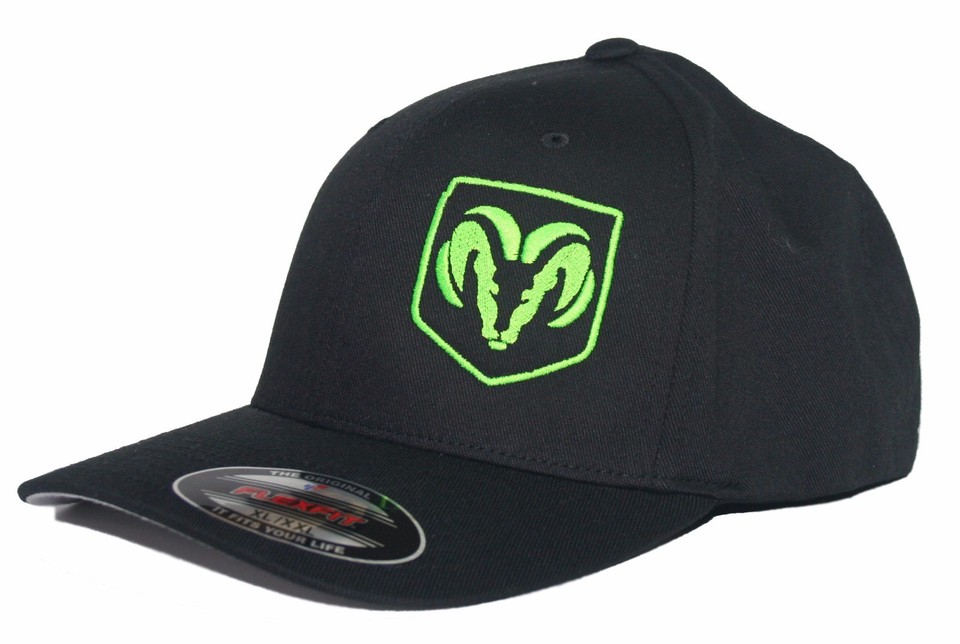 Ram Truck hat cap fitted flexfit curved bill Dodge | eBay