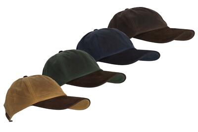 Walker & Hawkes - Wax Stallington Baseball Cap Waxed Cotton Suede ...