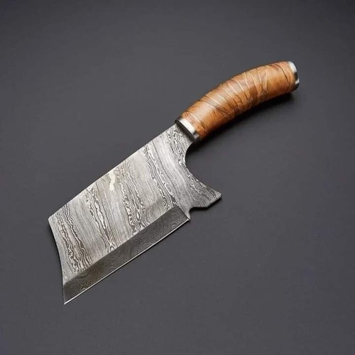 12.5" Handmade Damascus Steel Cleaver, Fancy Chopper Clever Knife | eBay