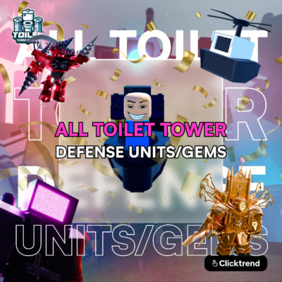 Toilet Tower Defens - Gems / Units | CHEAPEST & FASTEST | Quick ...