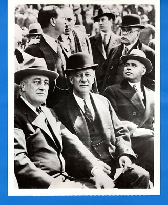 FDR ROOSEVELT ALFRED SMITH HERBERT LEHMAN Original Vintage 7x9 Photo ...